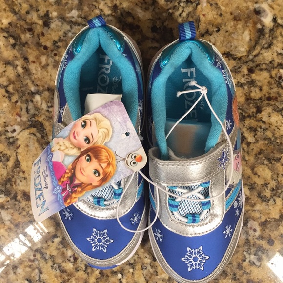 Disney | Shoes | New Disney Frozen Anna Elsa Girls Sneakers Shoe | Poshmark